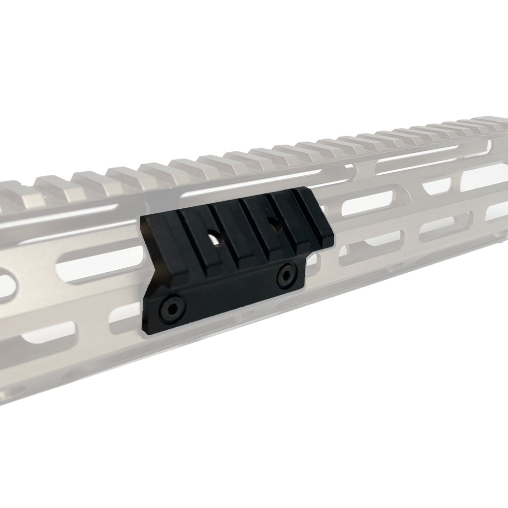 Autax 45 Degree Offset Rail Mount 5 Slot Offset Side Flashlight/Optic ...