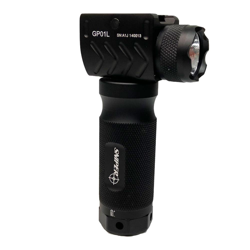 Sniper GP01L Tactical Vertical Foregrip - 1000 Lumen LED Flashlight Fi ...