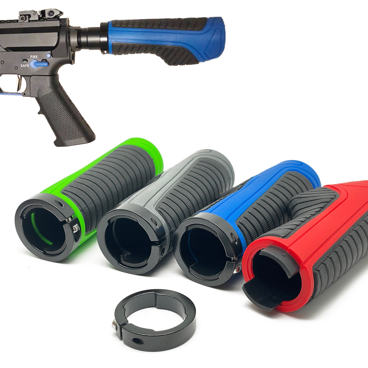 Non-Slip AR Pistol Rubber Buffer Tube Cover Slip Over for Dia 1.25" Tu ...