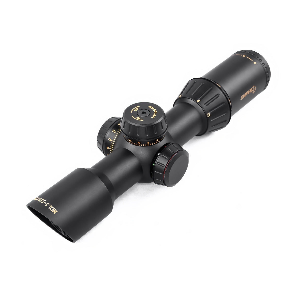 ND1.5-5X33CB Crossbow Scope 300~450 FPS, 20-100 Yards, R/G/B Illuminat ...