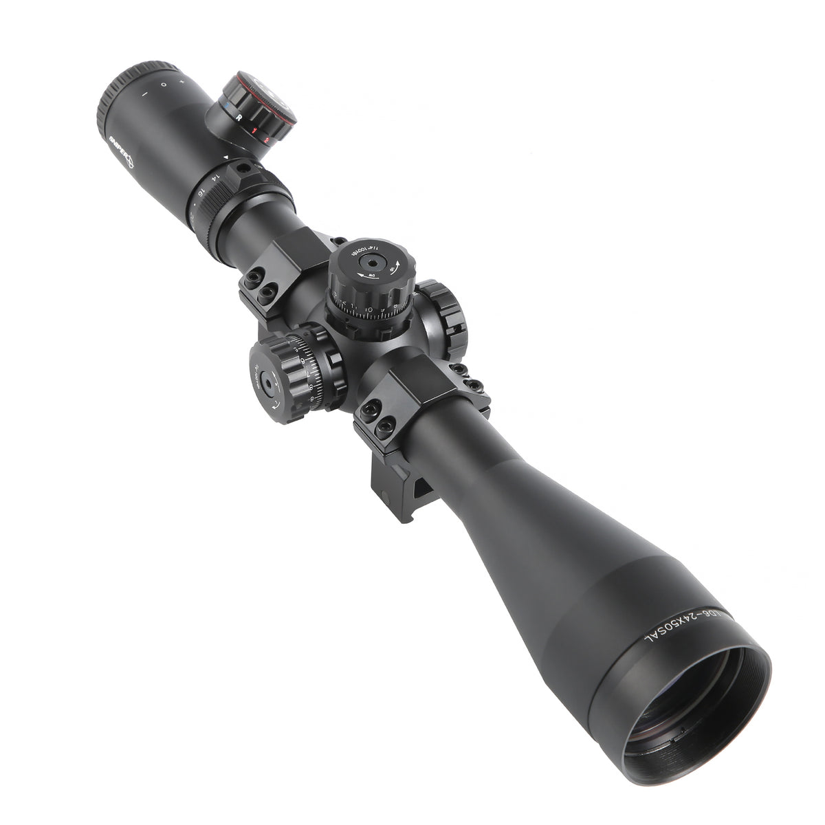 Sniper HD 6-24x50 SAL Hunting Rifle Scope 30mm Tube Side Parallax Adju ...