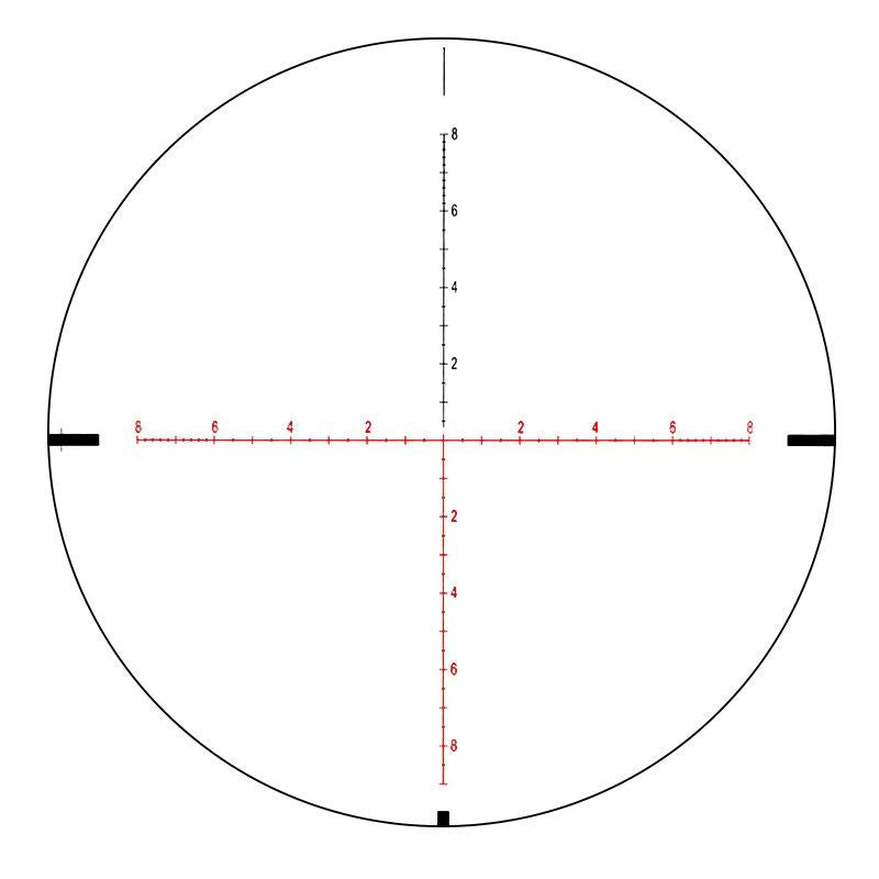 Sniper NT-HD 1-8X24 Tactical Rifle Scope Red Illuminated Reticle ...