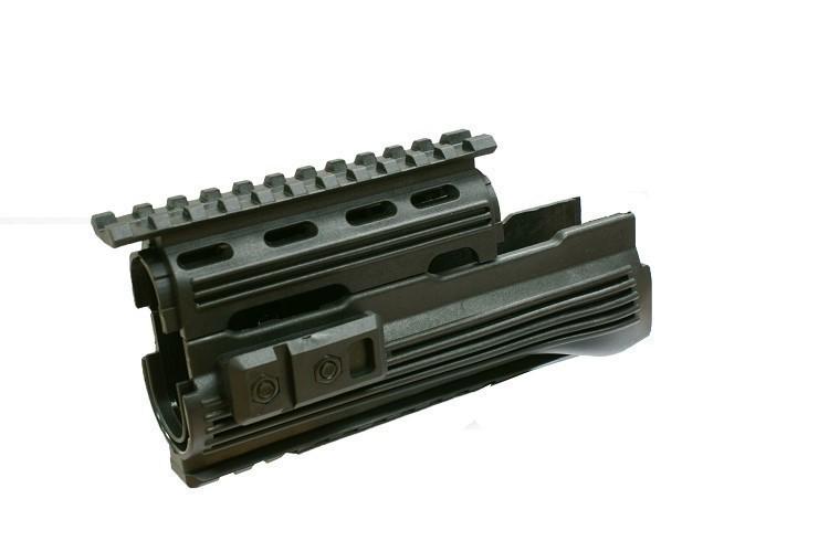 Polymer AK Two Piece Quad Rail Hand Guard System – Texas Precision ...